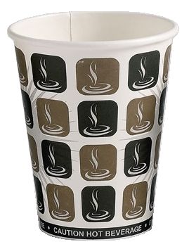 12oz Cafe Mocha Paper Coffee Cups — Event Supplies