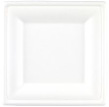 26cm (10") Bagasse Square Plates — Event Supplies