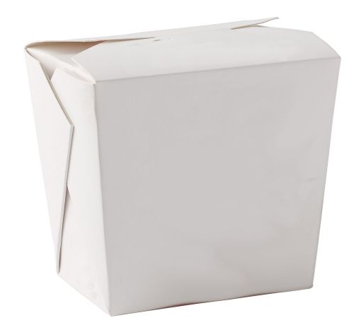 32oz Large Square Cardboard Noodle Boxes — Event Supplies