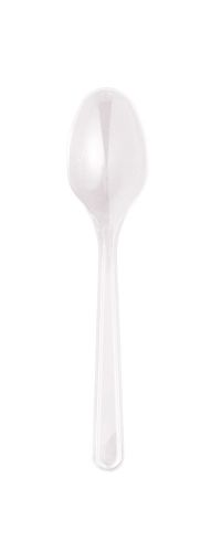 Strong Clear Reusable Plastic Teaspoons — Event Supplies
