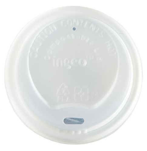Biodegradable and Compostable Domed Lids To Fit 8oz Cups — Event Supplies